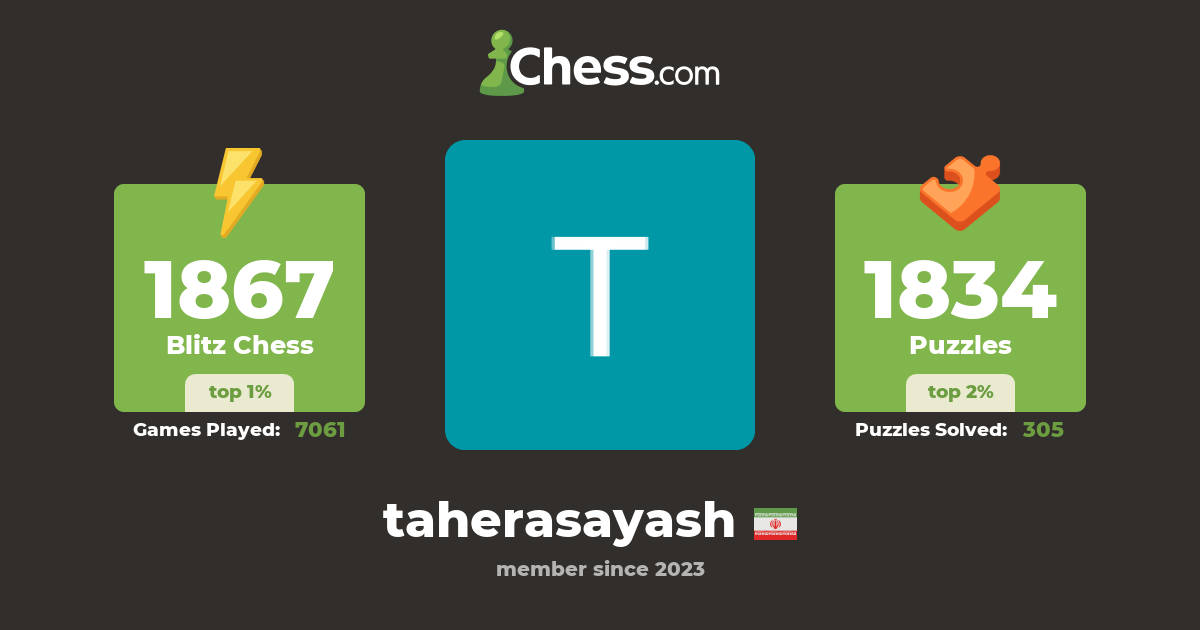 Taher Asayash (taherasayash) - Chess Profile - Chess.com