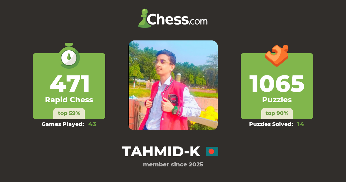 Farabi islam (TAHMID-K) - Chess Profile - Chess.com