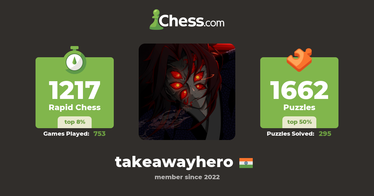 Takeawayhero's Gaming (takeawayhero) - Chess Profile - Chess.com