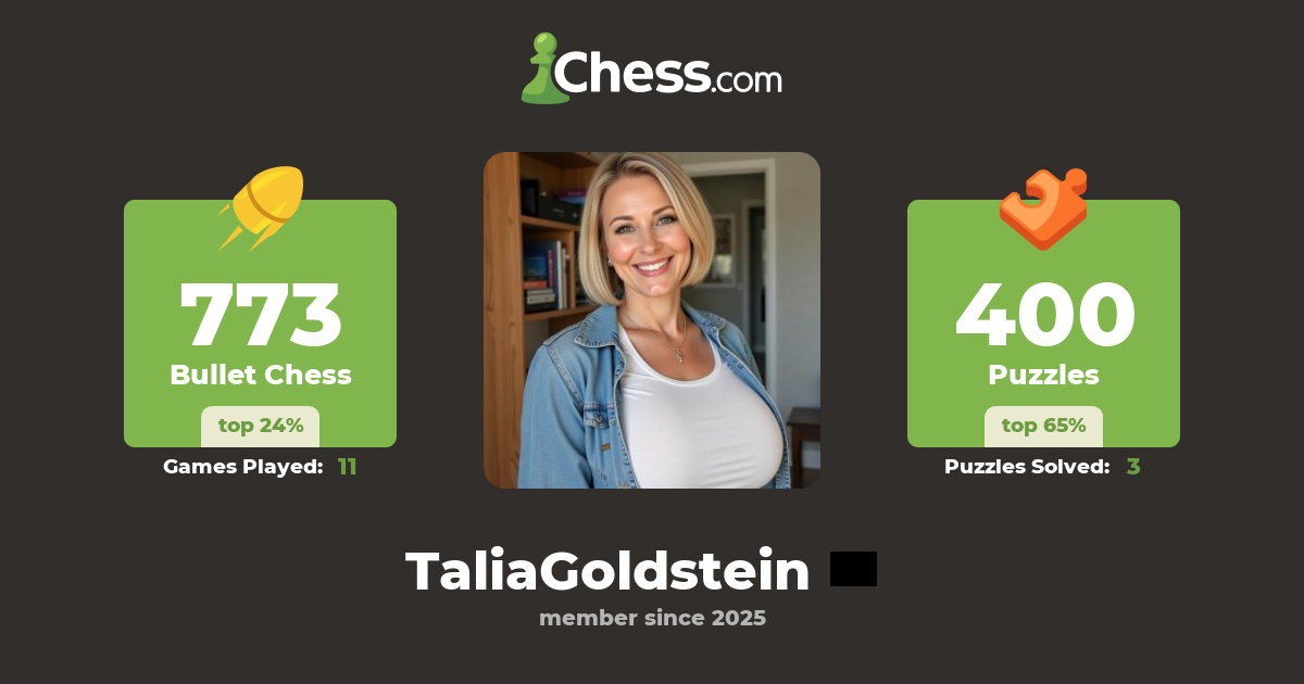 Talia Goldstein (TaliaGoldstein) - Chess Profile - Chess.com
