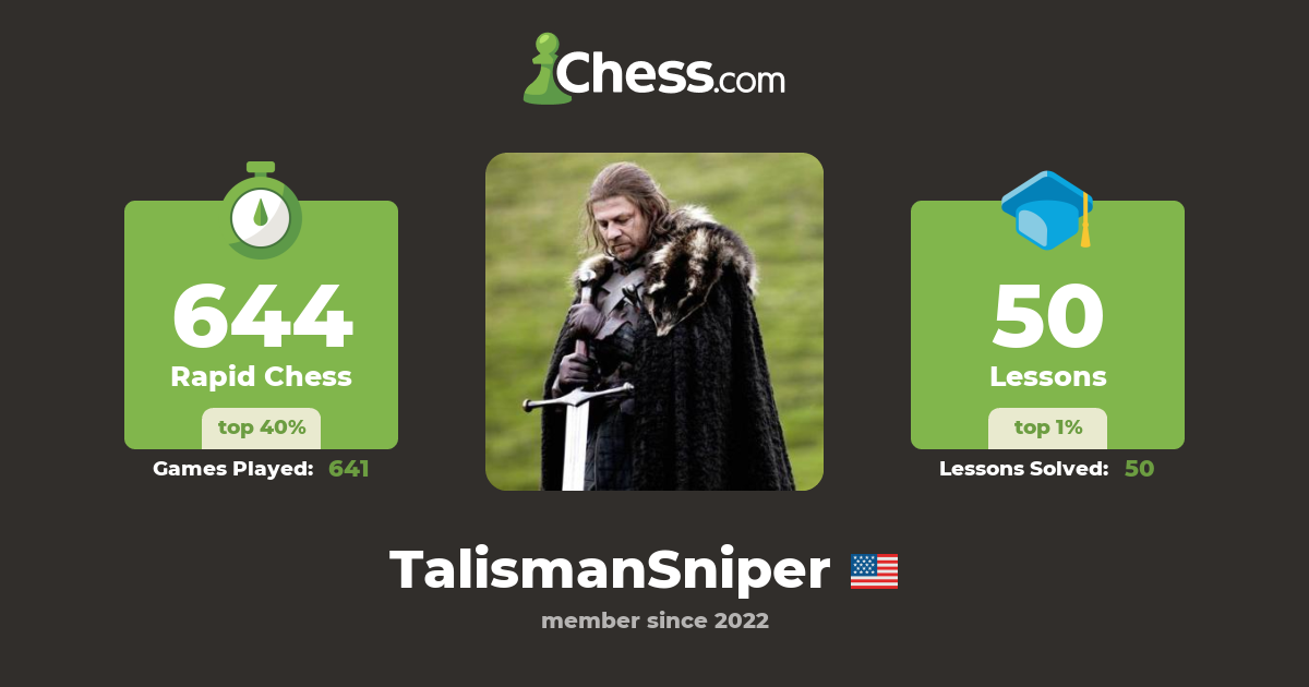 TalismanSniper - Chess Profile - Chess.com
