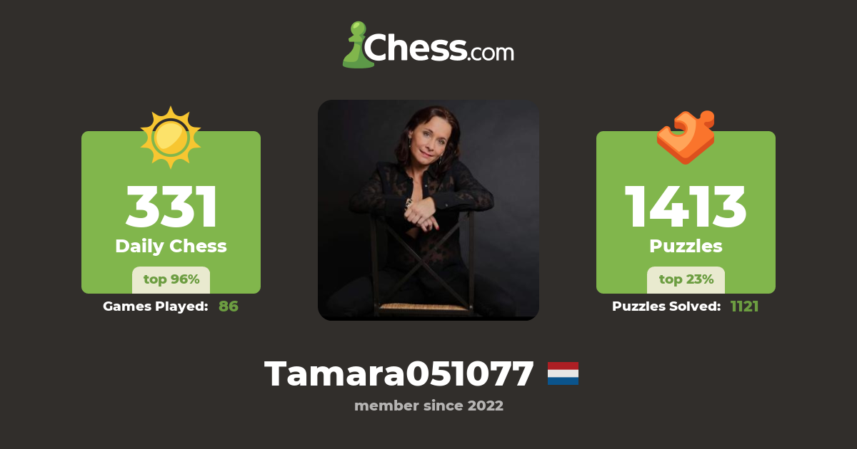 Tamara (Tamara051077) - Chess Profile - Chess.com
