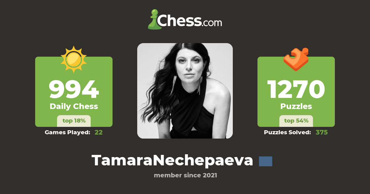 Тамара Нечепаева (TamaraNechepaeva) - Chess Profile - Chess.com