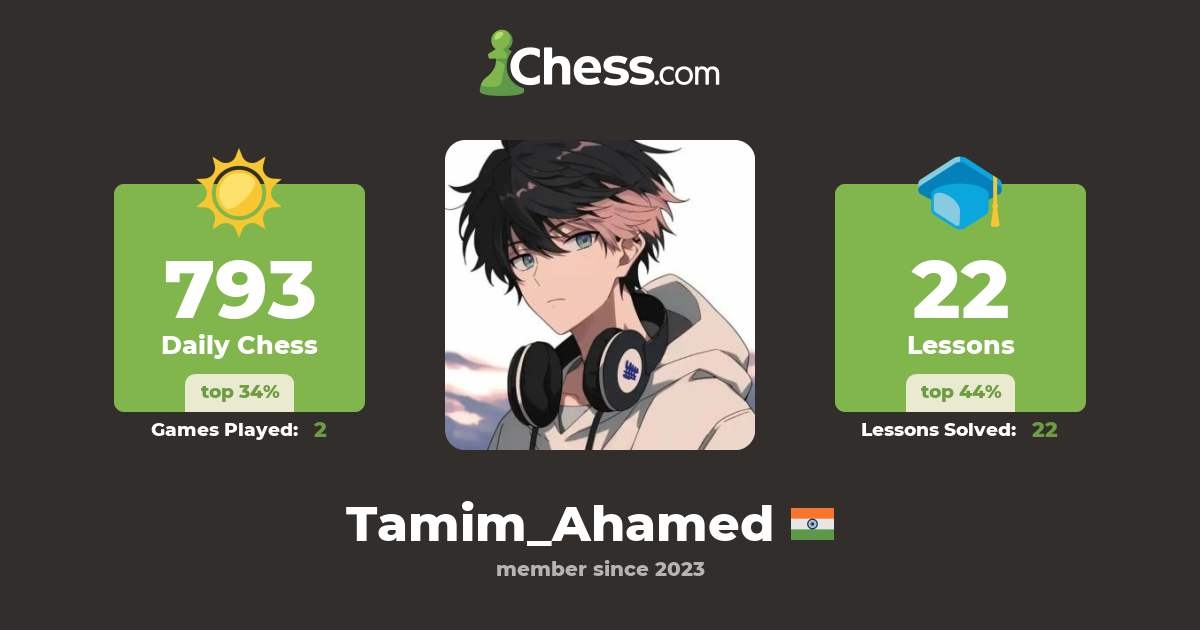 Md Tamim Ahamed (Tamim_Ahamed) - Chess Profile - Chess.com