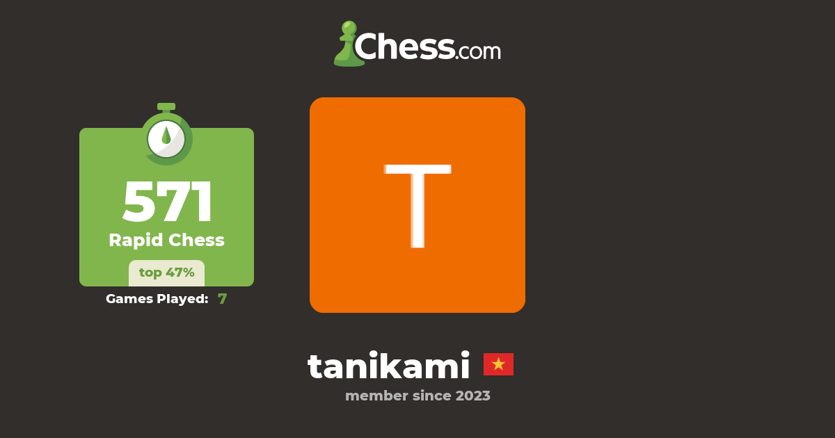 Tani Kami (tanikami) - Chess Profile - Chess.com
