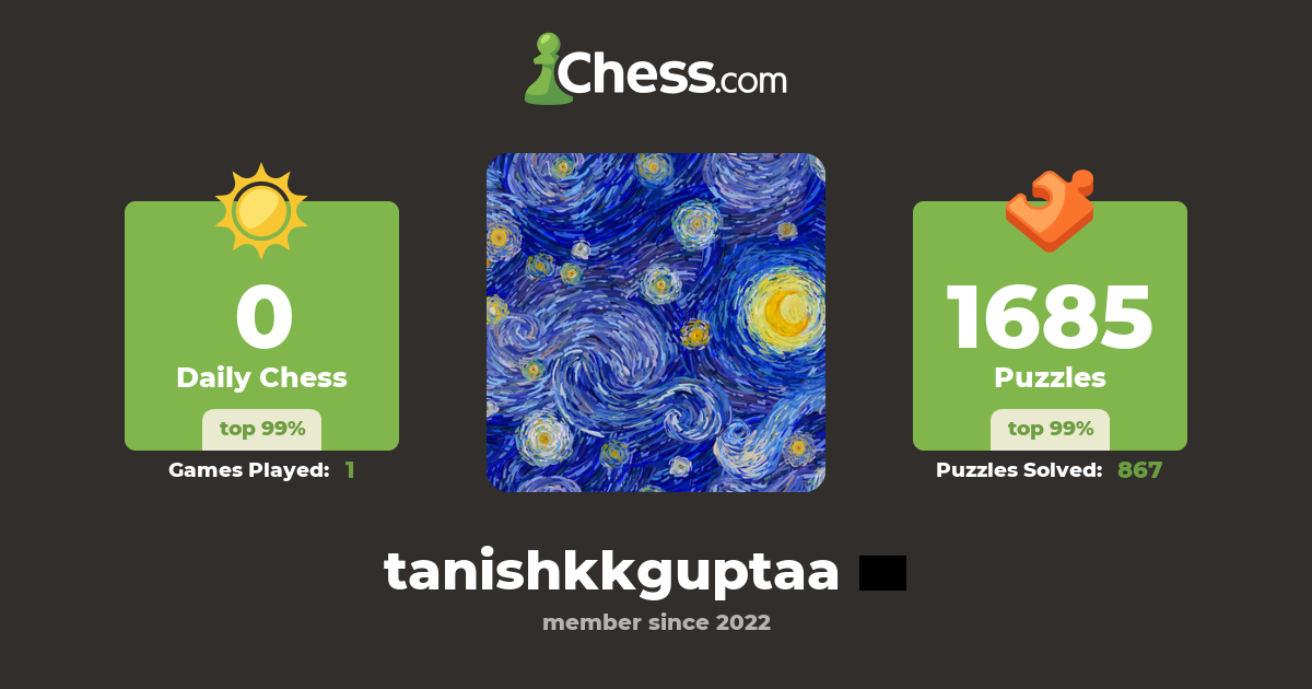 tanishk gupta (tanishkkguptaa) - Chess Profile - Chess.com