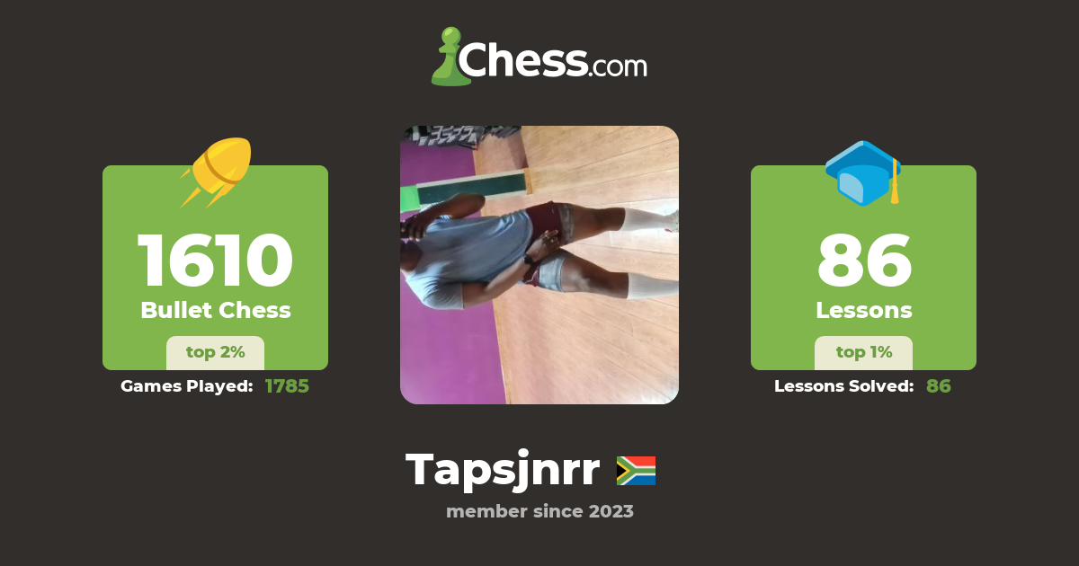 Tapiwa j Chirume (Tapsjnrr) - Chess Profile - Chess.com