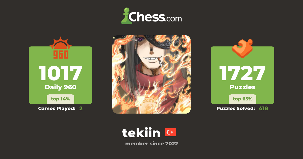 Ahmet Yasin TEKİN (tekiin) - Chess Profile - Chess.com