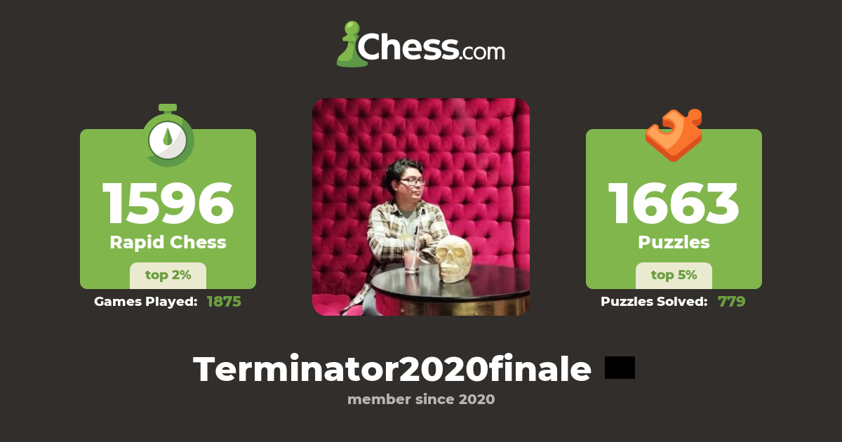 Terminator2020finale - Chess Profile - Chess.com