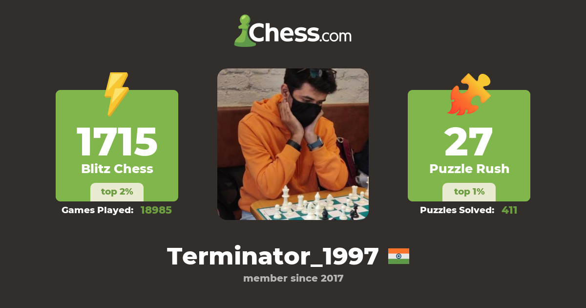 Sparsh Soni (Terminator_1997) - Chess Profile - Chess.com