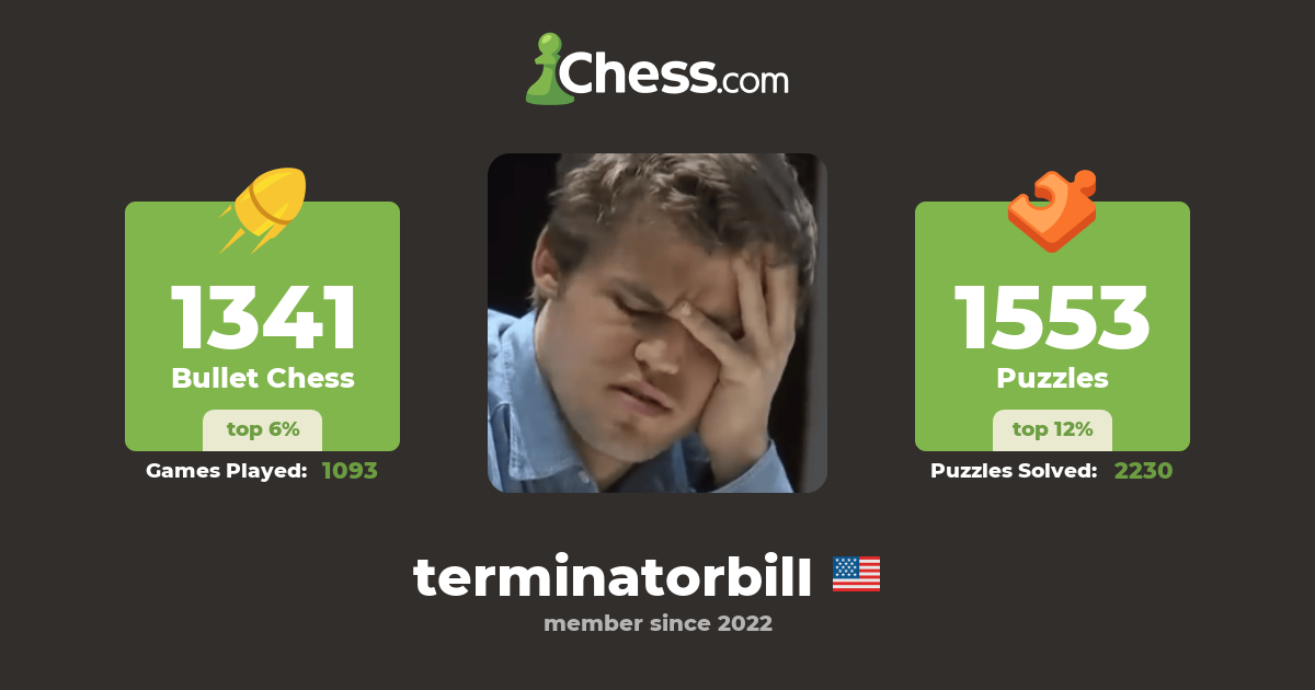 Super Non-Grandmaster 0 FIDE (terminatorbilI) - Chess Profile - Chess.com