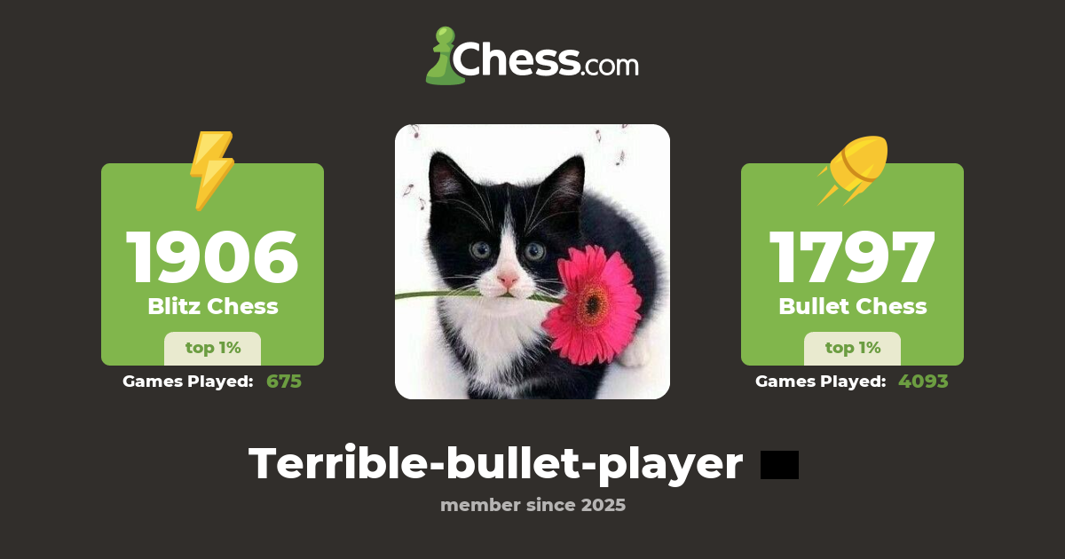 Terrible-bullet-player - Chess Profile - Chess.com