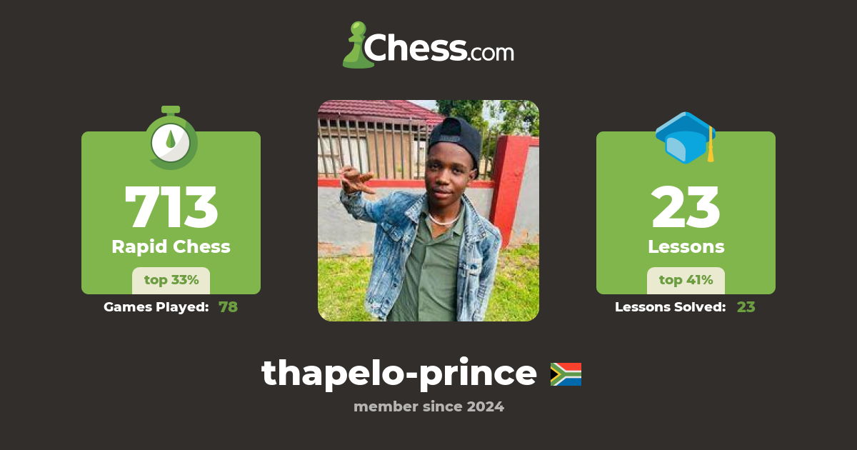 thapelo-prince - Chess Profile - Chess.com