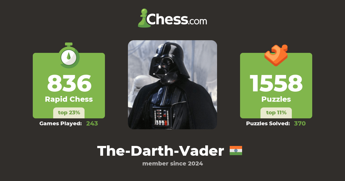 The-Darth-Vader - Chess Profile - Chess.com