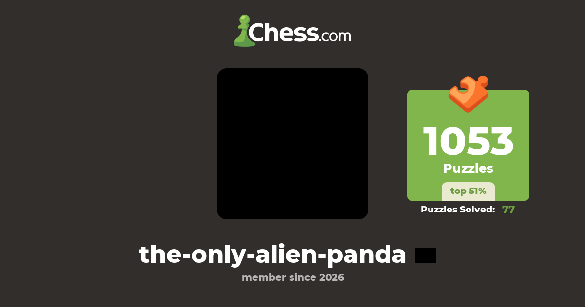 the-only-alien-panda - Chess Profile - Chess.com