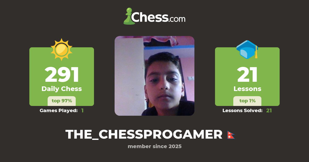 Mina Chapagain (THE_CHESSPROGAMER) - Chess Profile - Chess.com