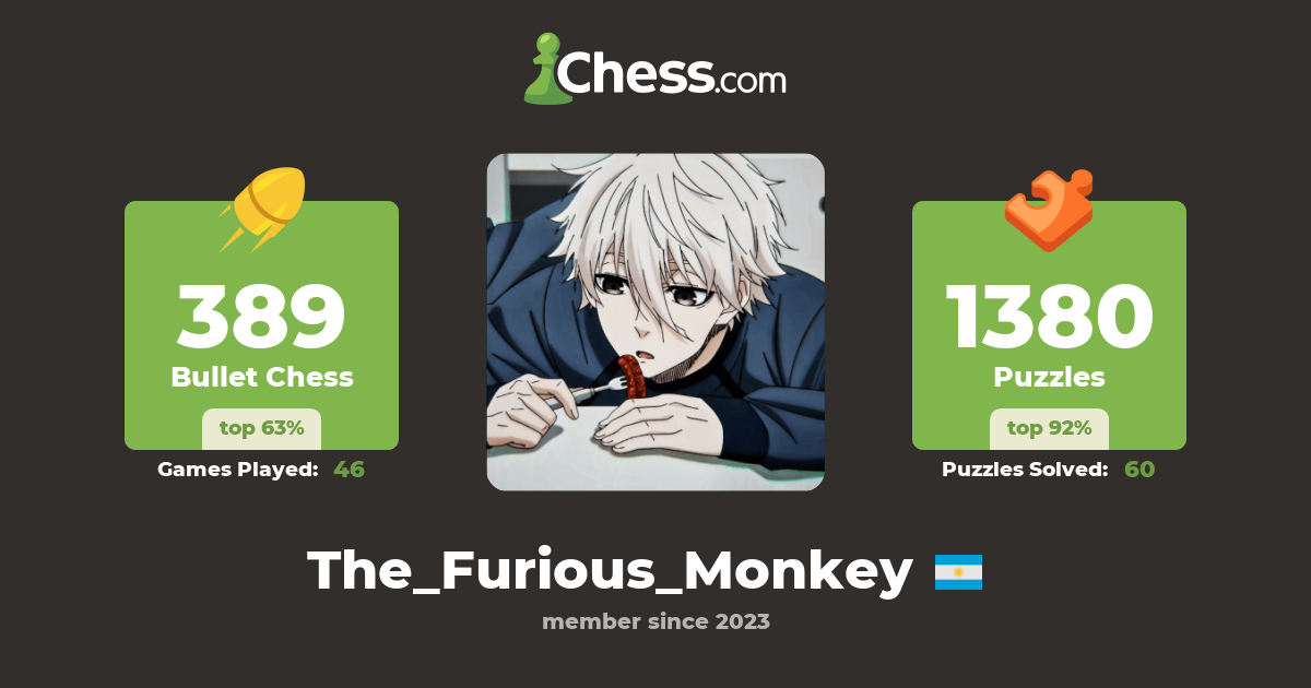 👑 👑 👑 👑 👑 👑 👑 👑 👑 👑 👑 👑 (The_Furious_Monkey) - Chess Profile - Chess.com