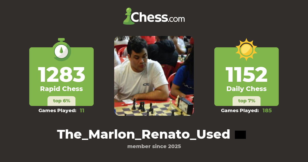 Marlon Barata (The_Marlon_Renato_Used) - Chess Profile - Chess.com
