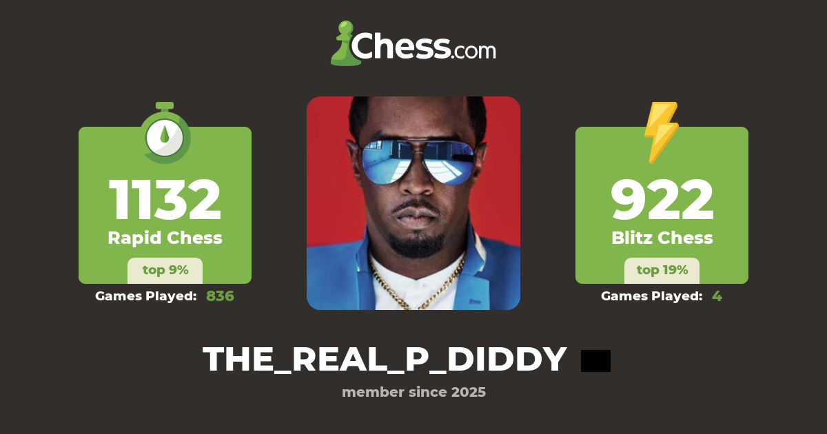 P DIDDY (THE_REAL_P_DIDDY) - Chess Profile - Chess.com