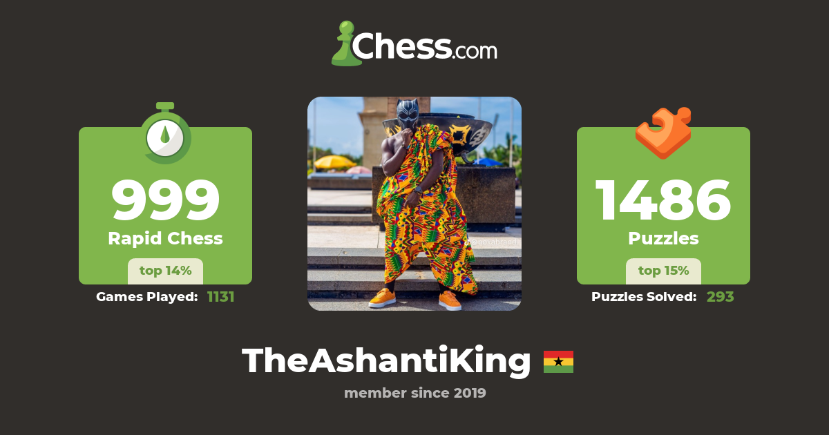 Kofi Asante (TheAshantiKing) - Chess Profile - Chess.com