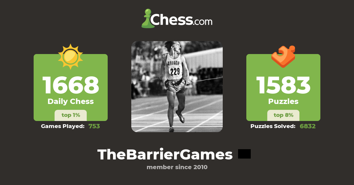 Dustin Barrier (TheBarrierGames) - Chess Profile - Chess.com