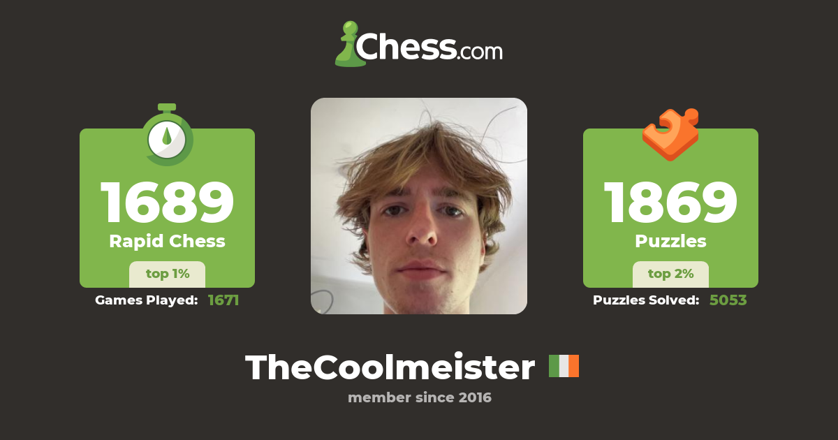 Lewis Cooley (TheCoolmeister) - Chess Profile - Chess.com
