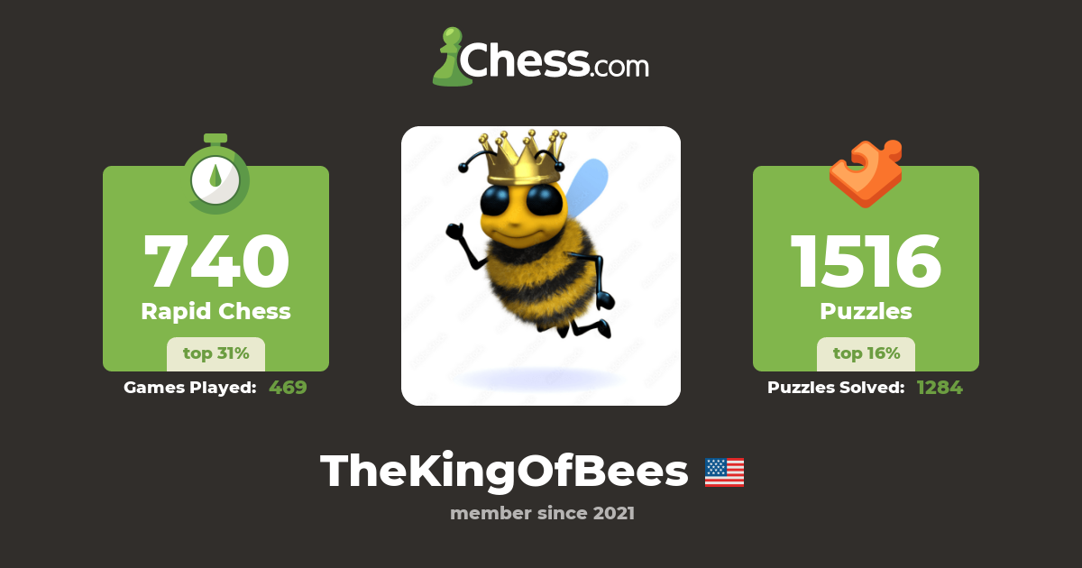 King of the Bees (TheKingOfBees) - Chess Profile - Chess.com