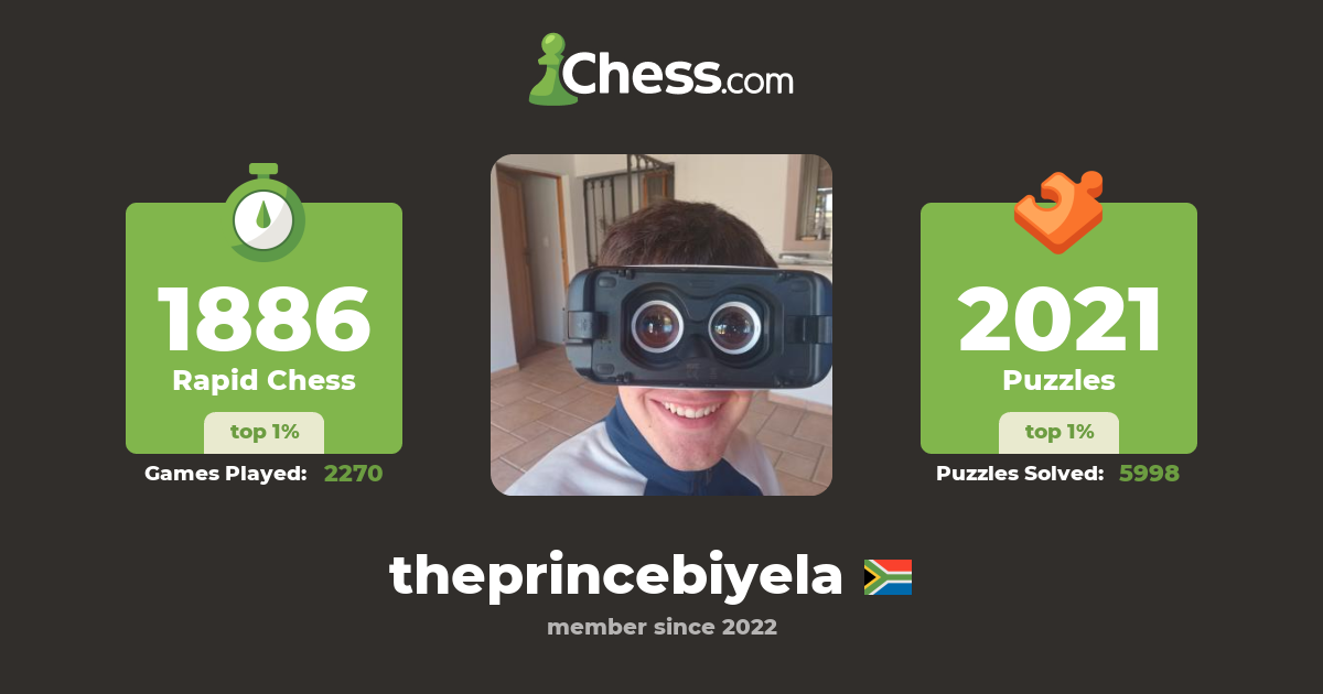 Samuel (theprincebiyela) - Chess Profile - Chess.com
