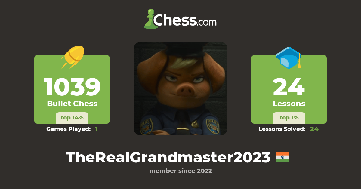 Aatishi (TheRealGrandmaster2023) - Chess Profile - Chess.com