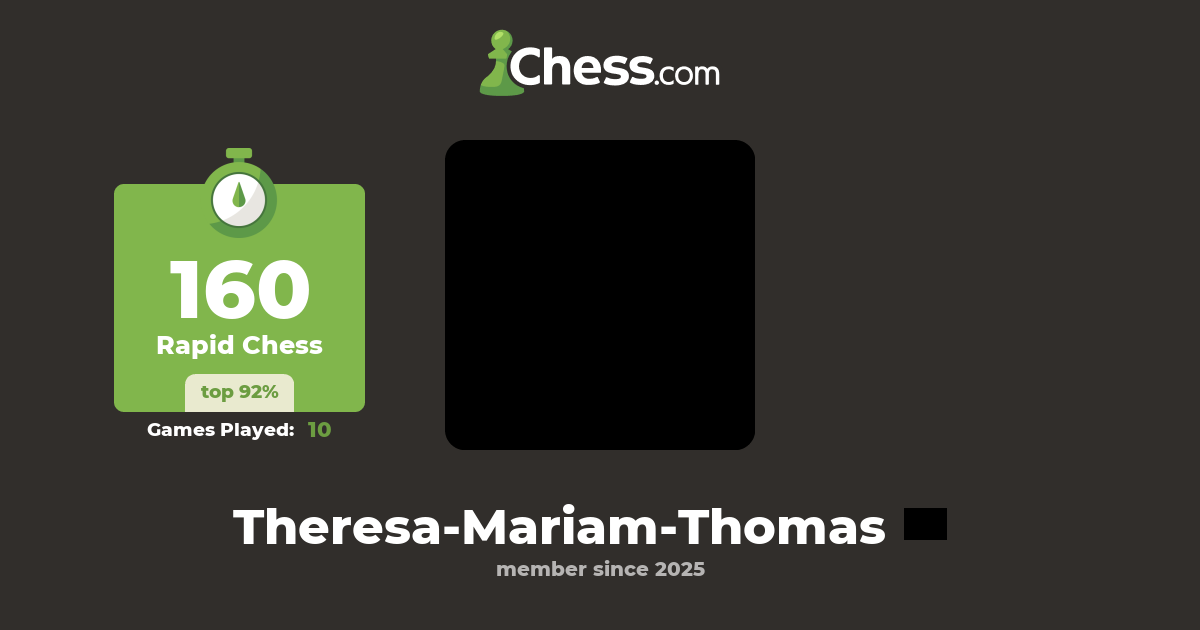 Theresa-Mariam-Thomas - Chess Profile - Chess.com
