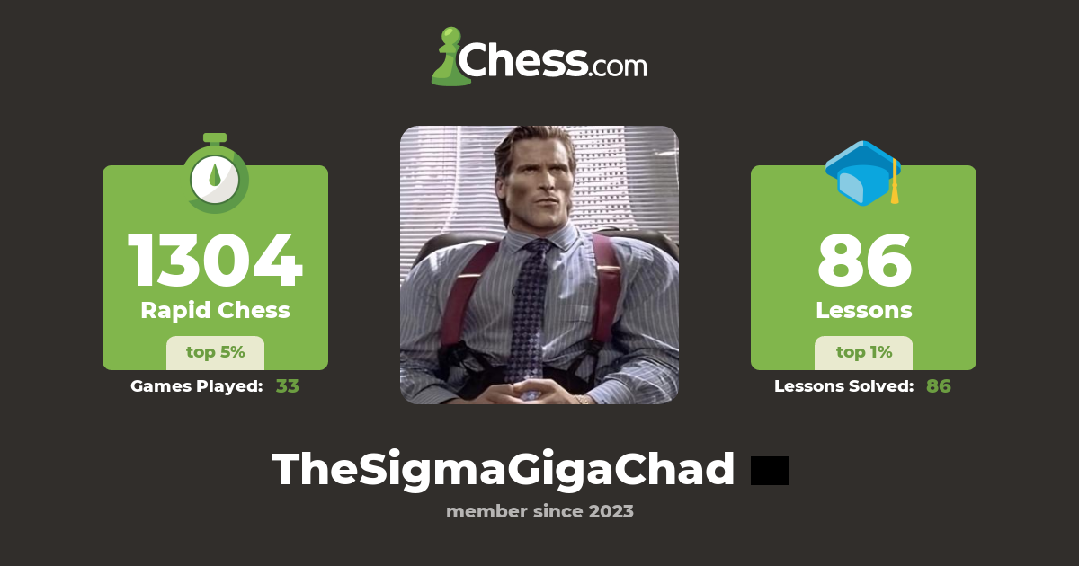 TheSigmaGigaChad - Chess Profile - Chess.com