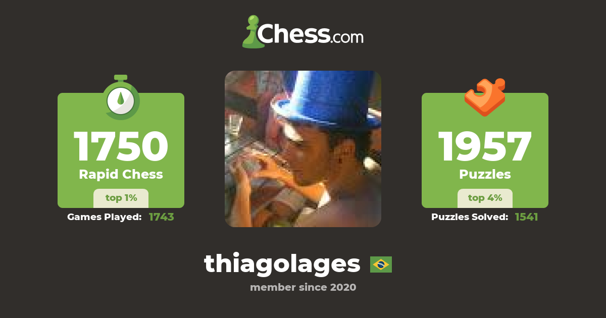 Thiago Lages (thiagolages) - Chess Profile - Chess.com