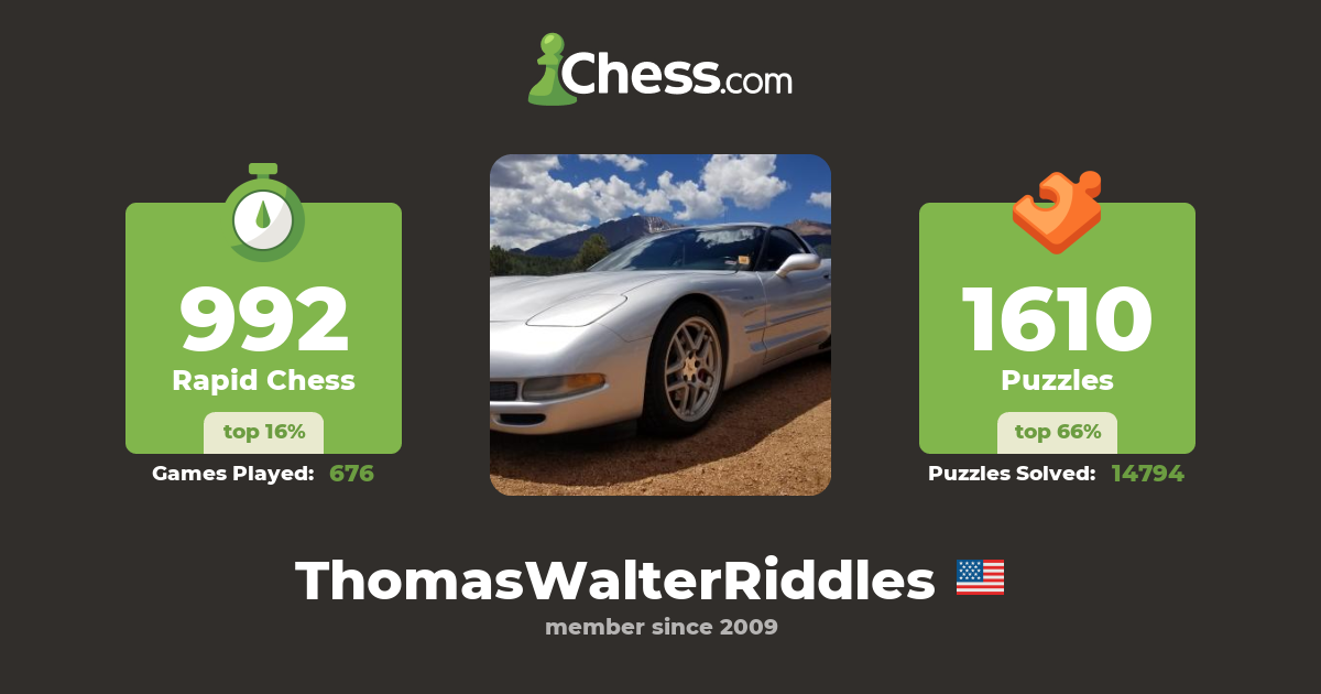 Thomas Riddles (ThomasWalterRiddles) - Chess Profile - Chess.com