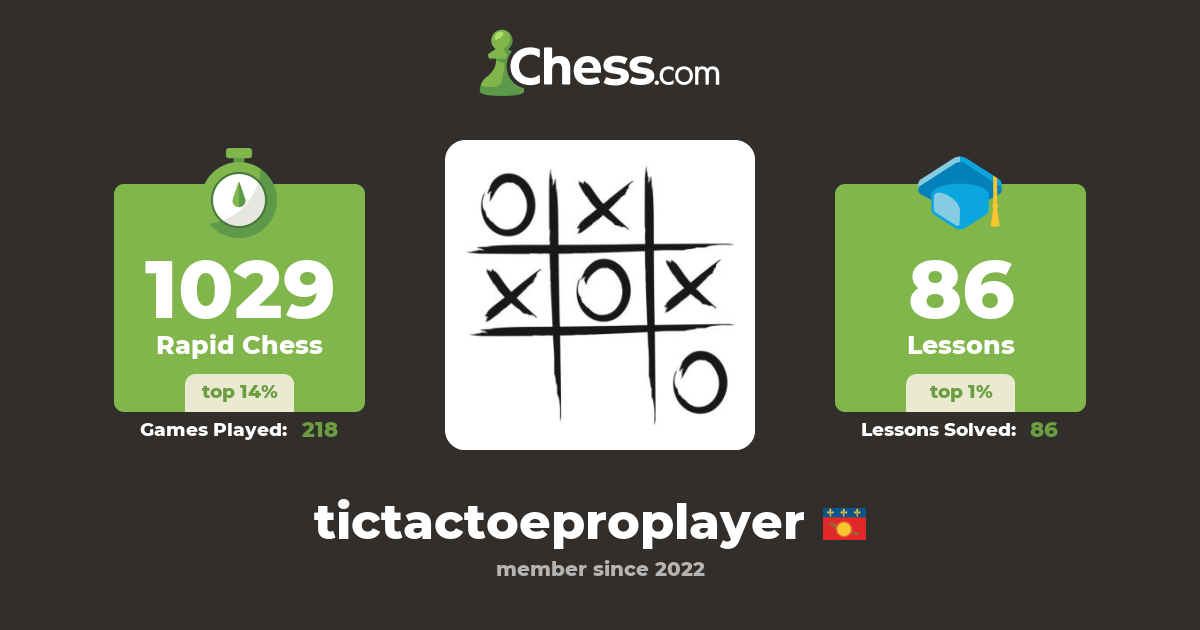 tictactoeproplayer - Chess Profile - Chess.com
