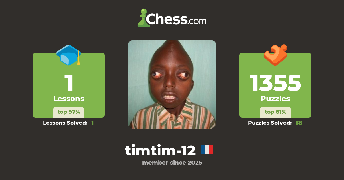 Timothée Bidaut (timtim-12) - Chess Profile - Chess.com