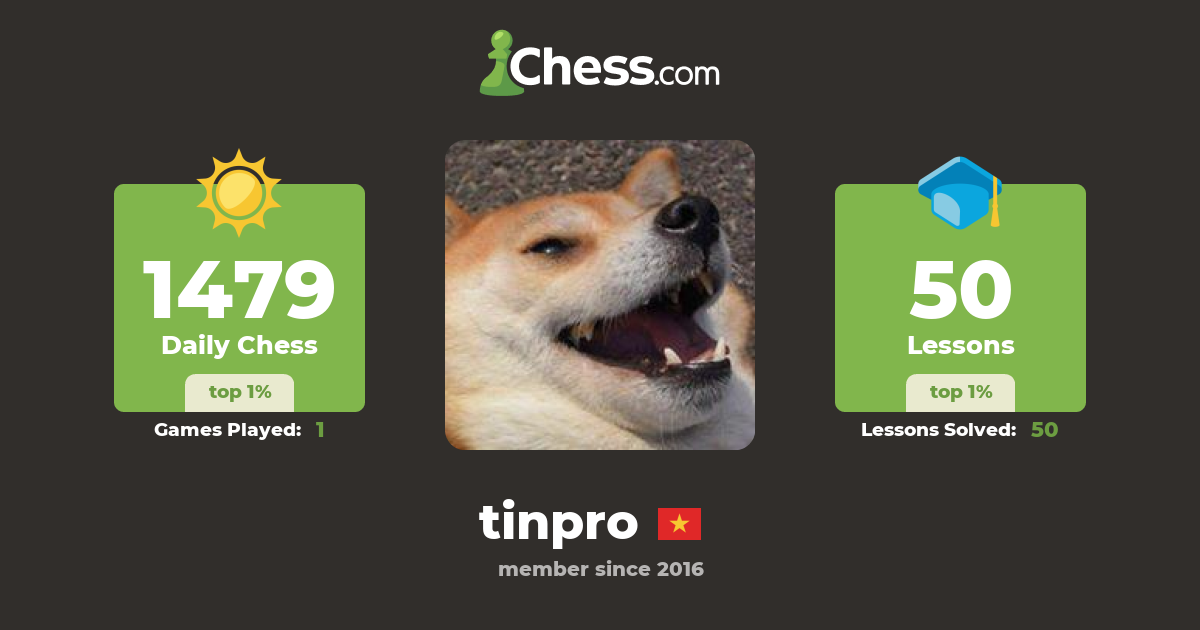 Lê Việt Thường (tinpro) - Chess Profile - Chess.com