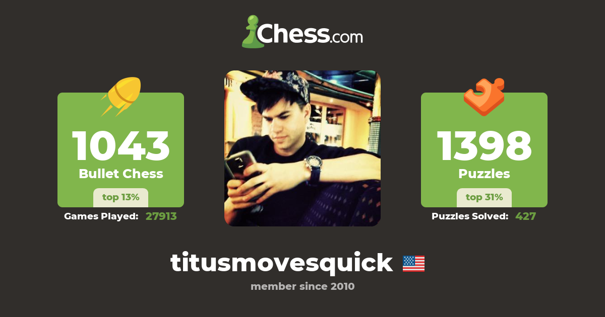 Titus 🥷 (titusmovesquick) - Chess Profile - Chess.com