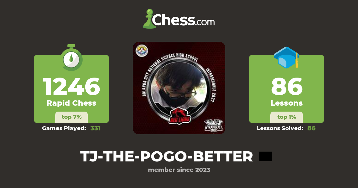 TJ-THE-POGO-BETTER - Chess Profile - Chess.com