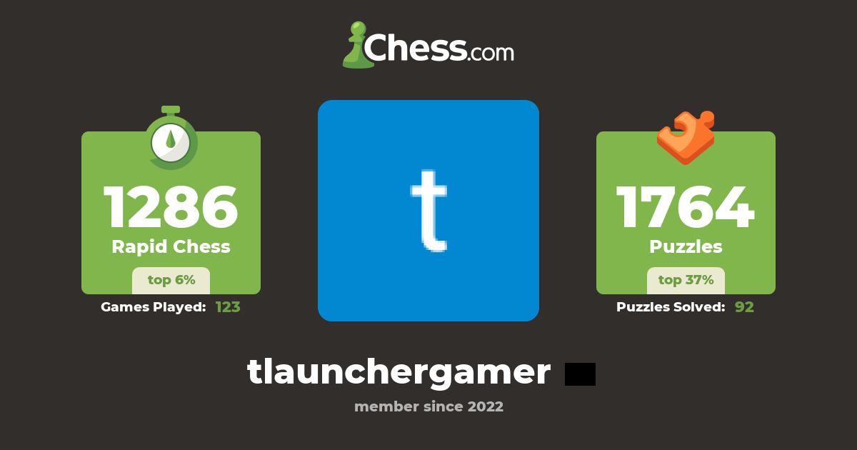 tlauncher gamer (tlaunchergamer) - Chess Profile - Chess.com