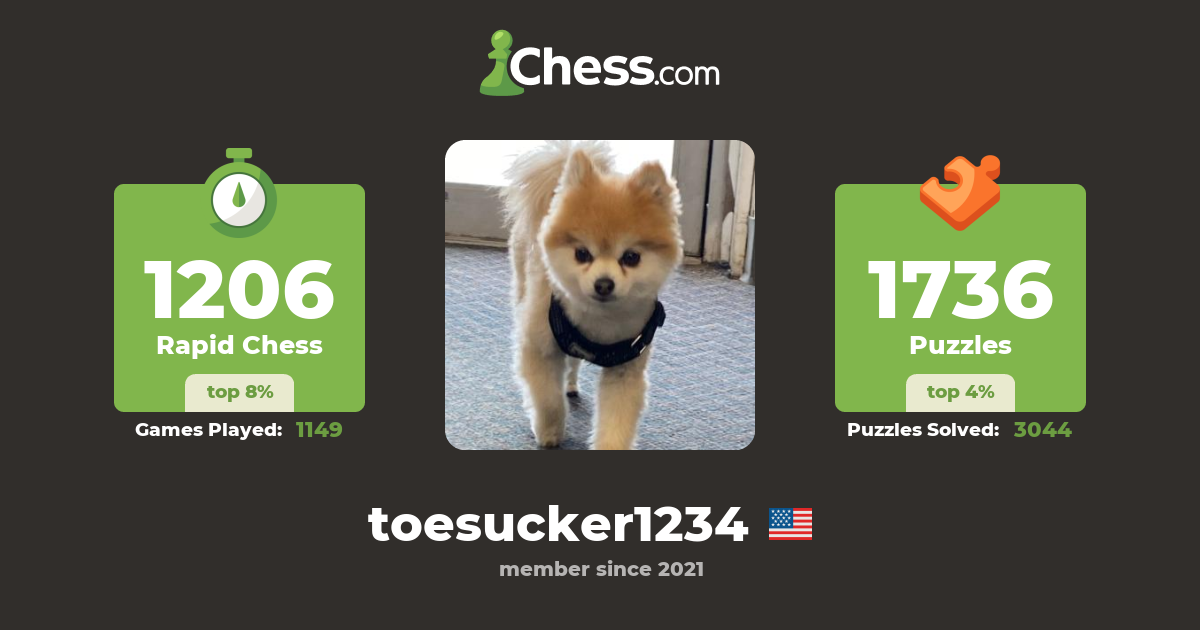 toesucker1234 - Chess Profile - Chess.com