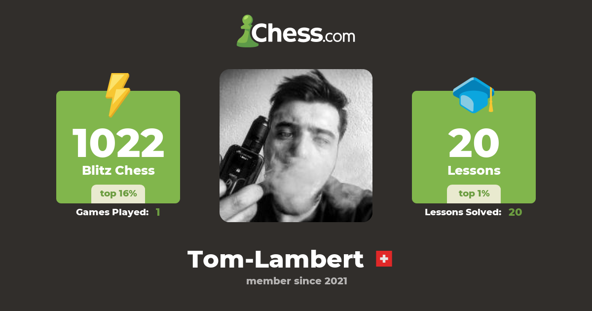 Tom Lambert (Tom-Lambert) - Chess Profile - Chess.com