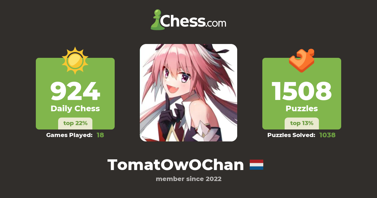 TomatOwOChan - Chess Profile - Chess.com