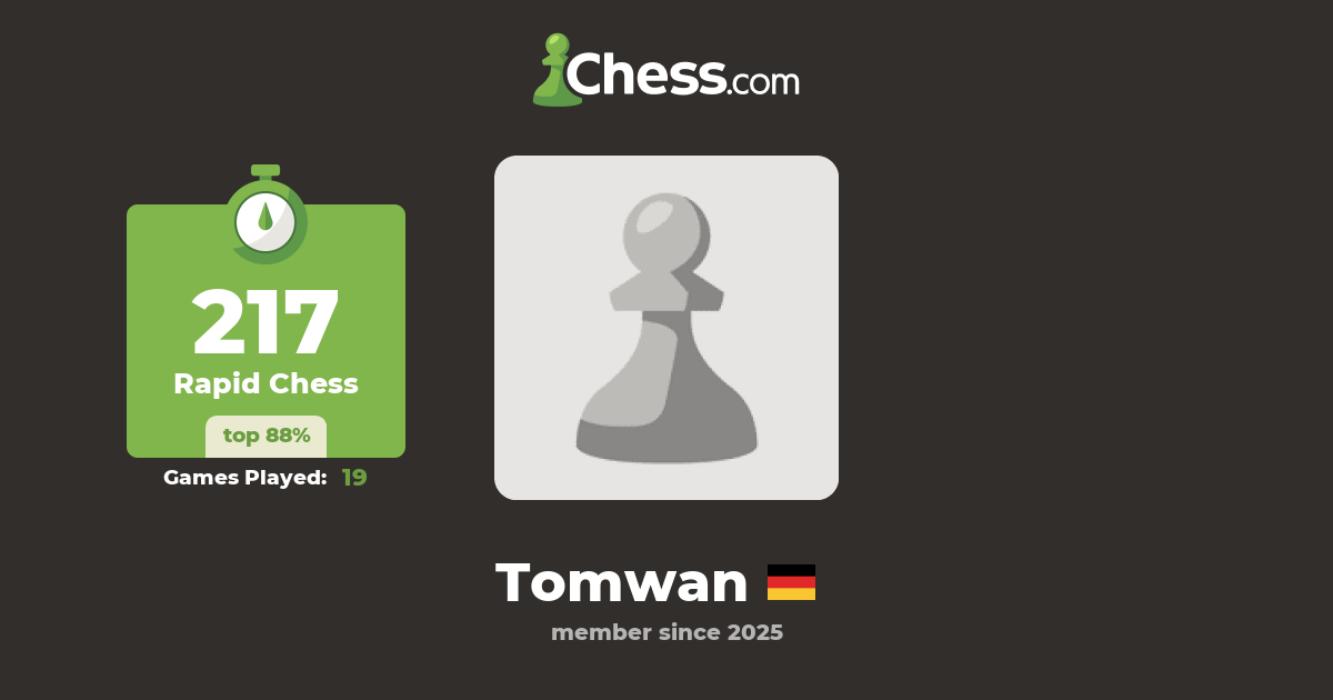 Tom Wan (tomwan) - Chess Profile - Chess.com