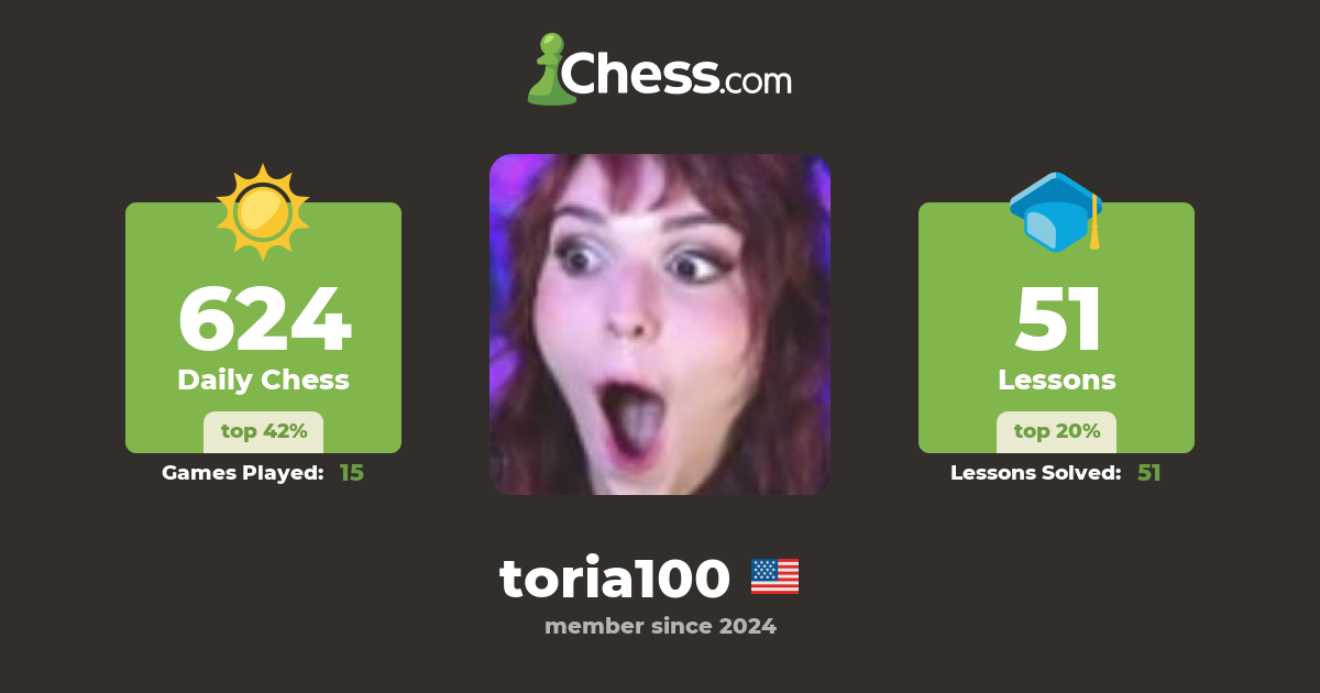 toria100 - Chess Profile - Chess.com