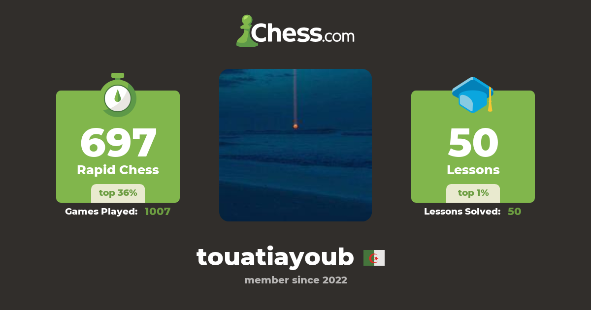 AYOUB T (touatiayoub) - Chess Profile - Chess.com