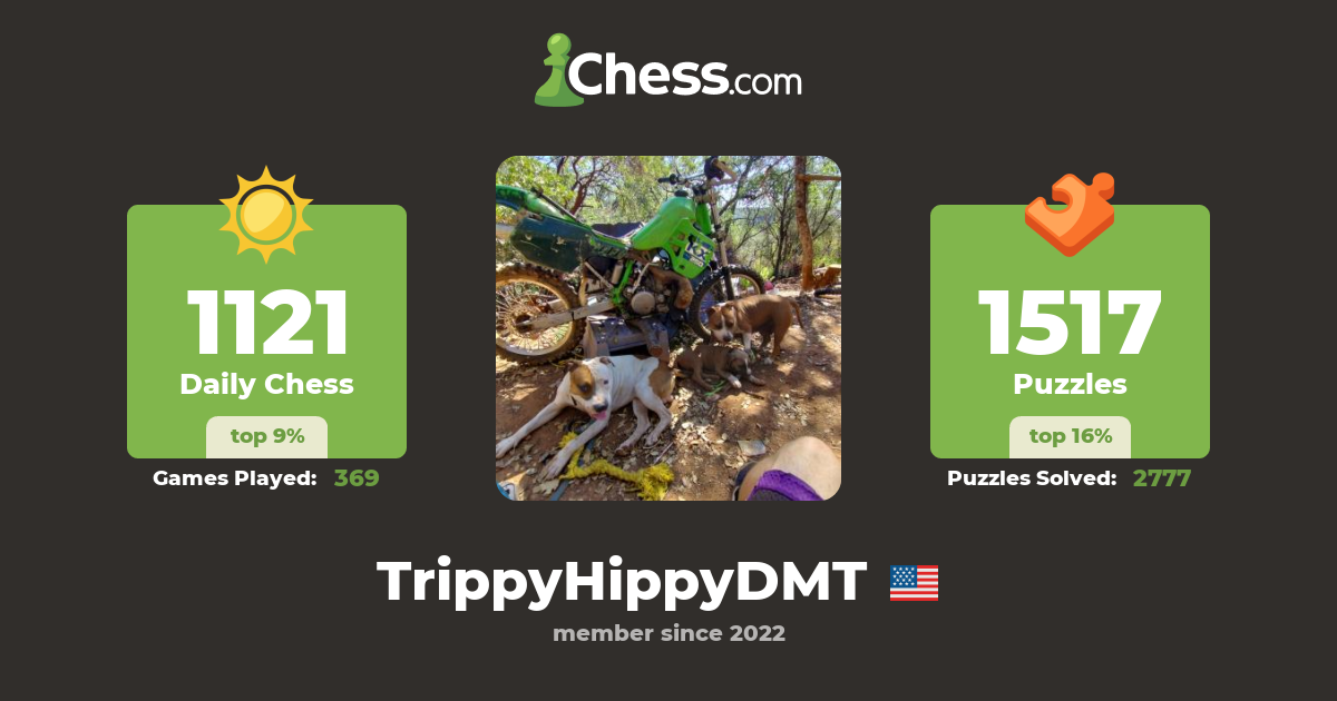Trev Dog (TrippyHippyDMT) - Chess Profile - Chess.com