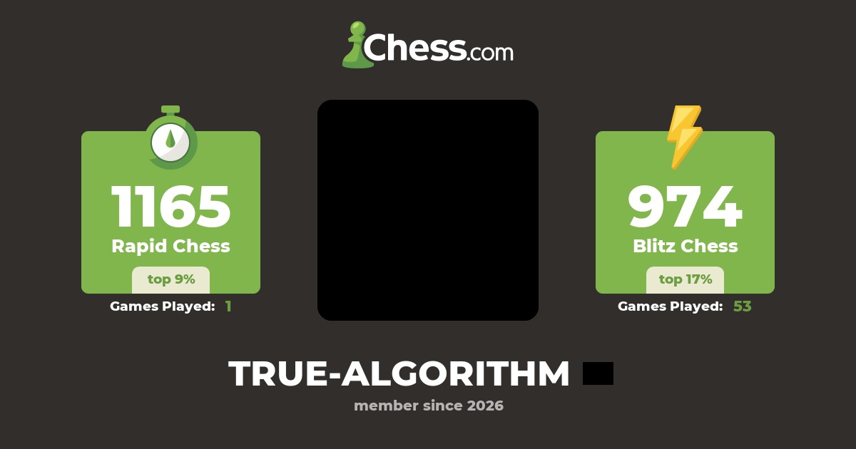 TRUE-ALGORITHM - Chess Profile - Chess.com