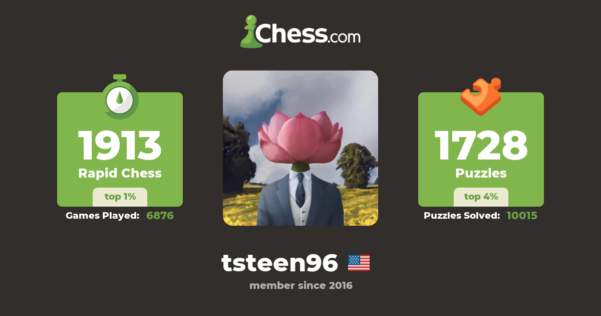 Terry Steenman (tsteen96) - Chess Profile - Chess.com