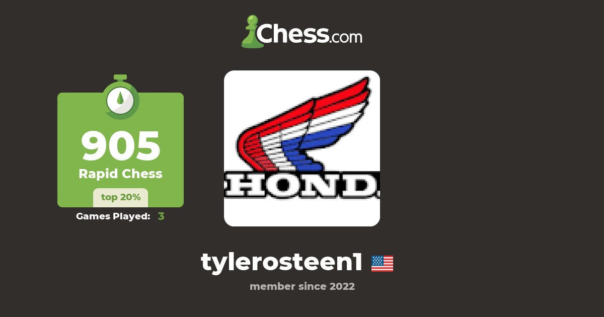 TYLER OSTEEN (tylerosteen1) - Chess Profile - Chess.com