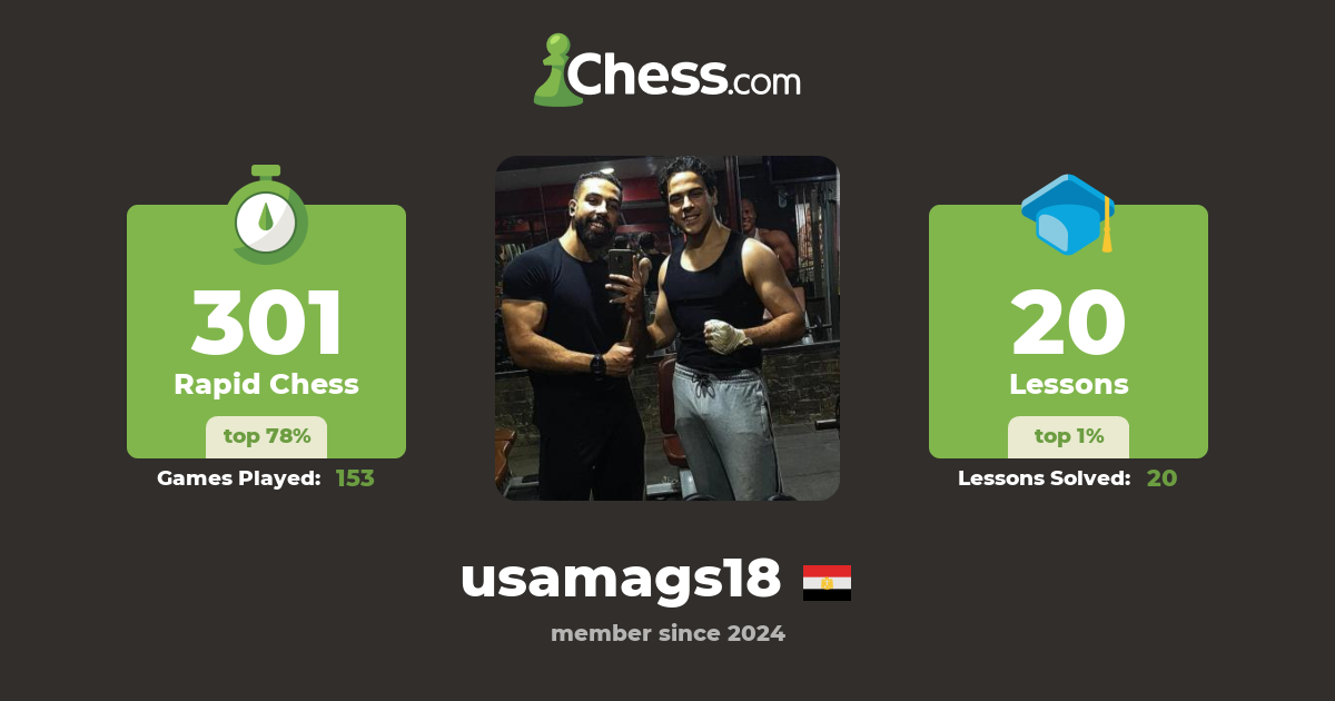 Usama Salah (usamags18) - Chess Profile - Chess.com